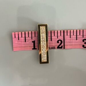 King Fook | Jewelry | Vintage 8k Gold Pave Diamond Rectangle Brooch Pin ...